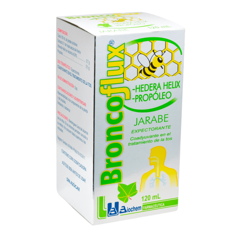 BRONCOFLUX ® JARABE X 120mL (REG. SANITARIO: PFM 2018-0002611) – Biochem