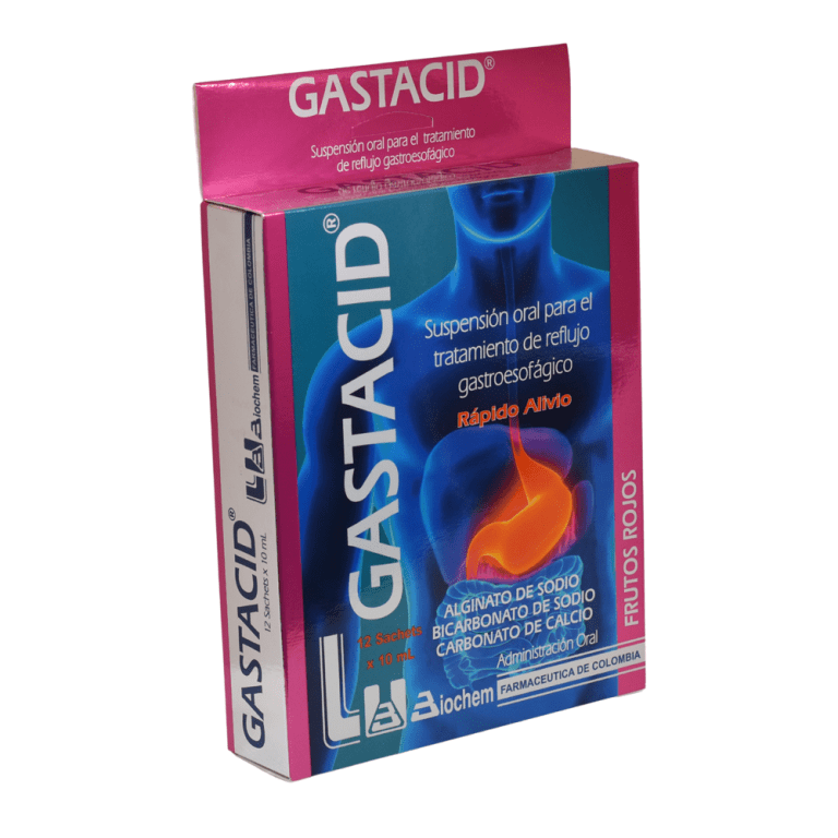 GASTACID ® CAJA X 12 SACHETS SABOR FRUTOS ROJOS (REG. SANITARIO: INVIMA ...