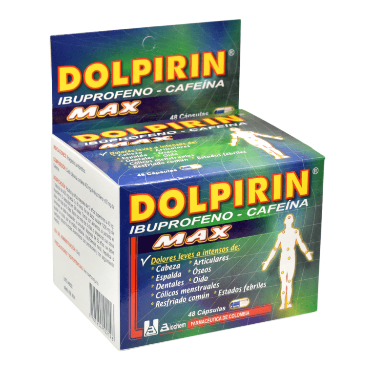 DOLPIRIN ® MAX X 48 CÁPSULAS (REG. SANITARIO: INVIMA 2009M-0010104 ...