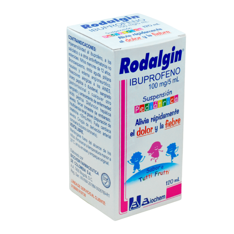 RODALGIN ® SUSPENSIÓN PEDIÁTRICA 120mL (REG. SANITARIO: INVIMA 2018M ...