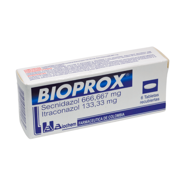 BIOPROX ® CAJA X 6 TABLETAS RECUBIERTAS (REG. SANITARIO: INVIMA 2019M ...